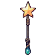 Pixel Wizard Star Sticker