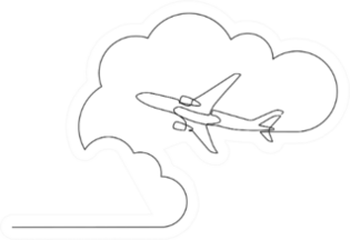 Airplane Vinyl Decals & Stickers