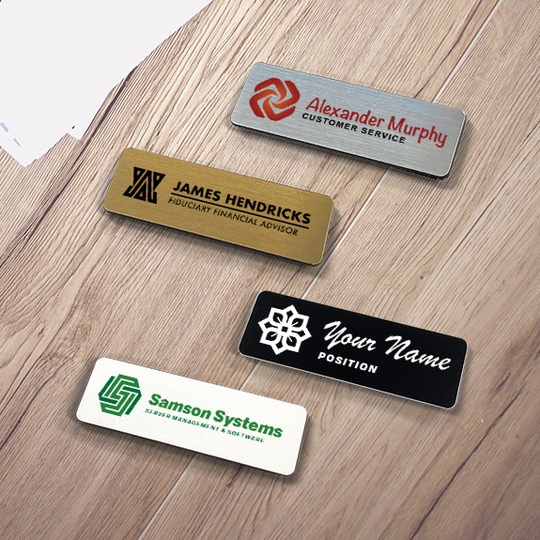 Magnetic Name Tags & Badges - Custom Full-Color UV Print