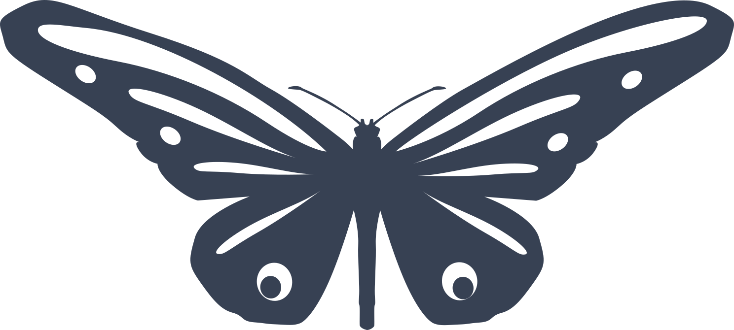 Poised Butterfly Sticker Shipped Fast & Free!