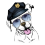 Police Pit Bull Sticker