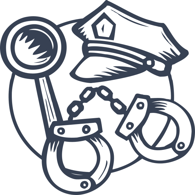 Police Policeman Security Sticker - 50+ Colors!