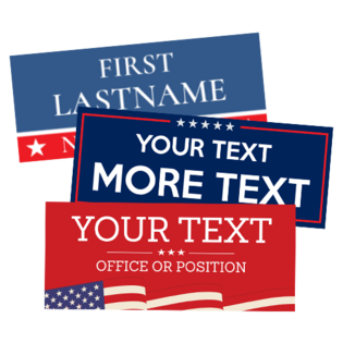 Political Stickers - Promote Your Office or Candidate