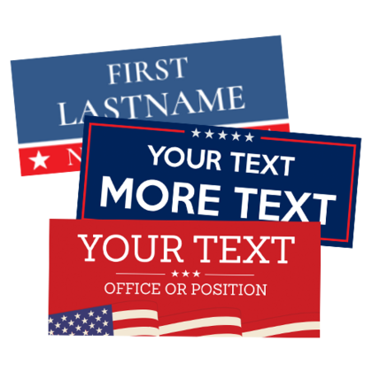 Political Stickers - Promote Your Office or Candidate
