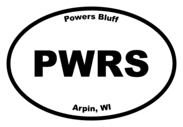 Powers Bluff Oval Sticker