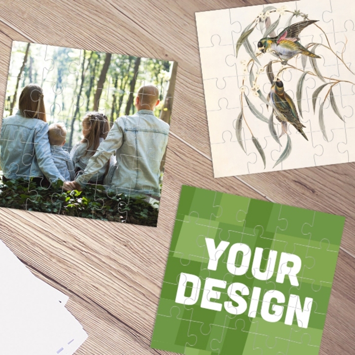 Custom Made Puzzles from Photos or Images - 12-500 pc