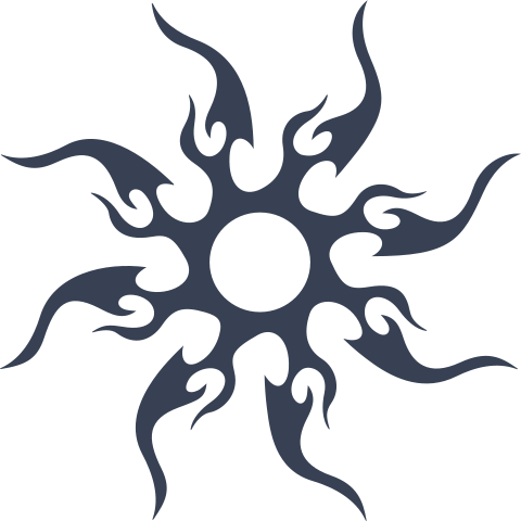 Pretty Tribal Sun Sticker Shipped Fast & Free!