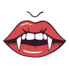 Pretty Vampire Lips Sticker