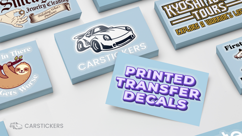 Printed Transfer Decals – Full-Color Designs with No Background