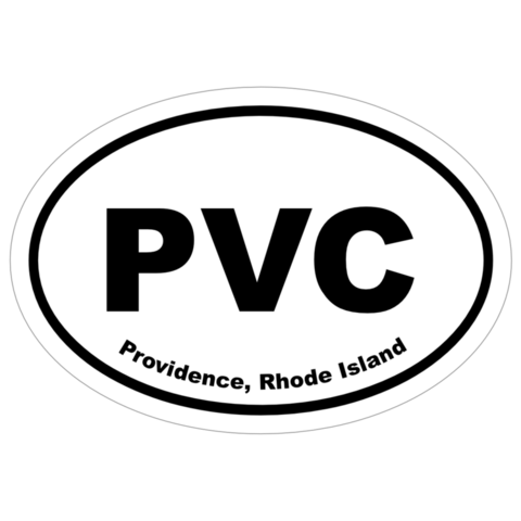 Providence, Rhode Island Oval Stickers