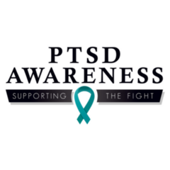 Ptsd Awareness Ribbon Simple Sticker