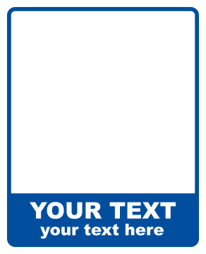 Rounded Rectangle QR Code Decal Template | Car Stickers