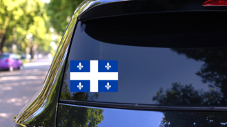 Quebec Flag Sticker - Fast Shipping & No Minimums