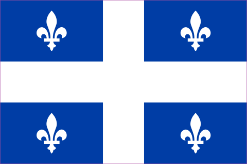 Quebec Flag Sticker - Fast Shipping & No Minimums