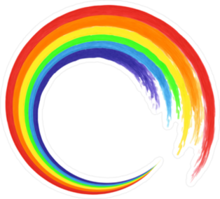 Rainbow Car Stickers and Decals - Dozens of Designs!