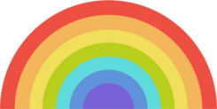 Rainbow Dome Sticker