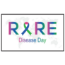 Rare Disease Day Lettering Sticker