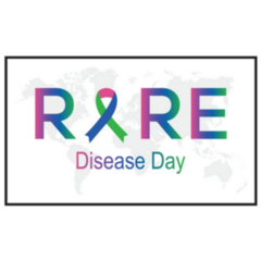 Rare Disease Day Lettering Sticker