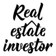 Real Estate Investor Lettering Sticker