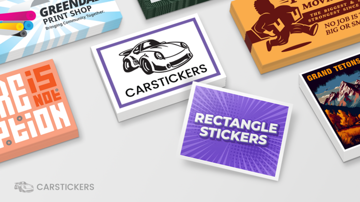 Custom Rectangle Stickers & Labels - Top Quality