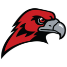 Red Hawk Mascot Sticker