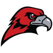 Red Hawk Mascot Sticker
