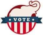 Republican Political Party Vote Sticker