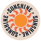 Retro Groovy Sunshine Sticker