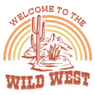 Retro Western Rodeo Welcome Wild West Sticker
