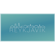 Reykjavík Iceland Skyline Sticker