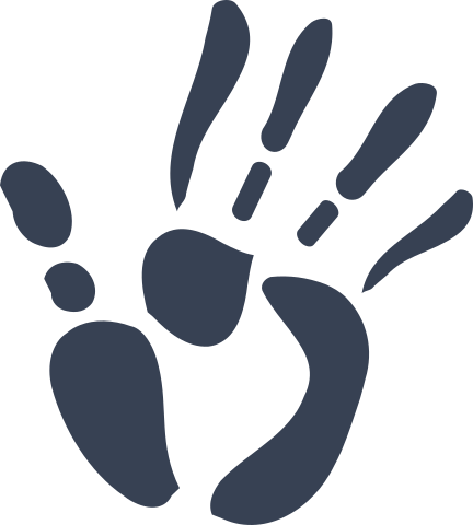 Right Hand Print Sticker Shipped Fast & Free!