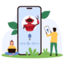 Robot Assistant Sticker