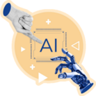 Robot Team Human Sticker