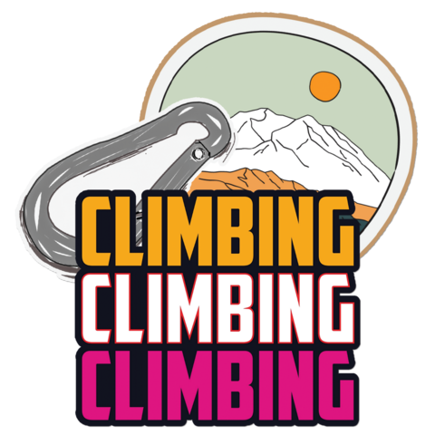 Rock Climbing Stickers & Decals | Free Shipping