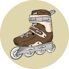 Rollerblade Sketch Sticker