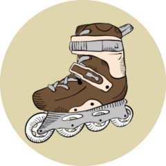 Rollerblade Sketch Sticker
