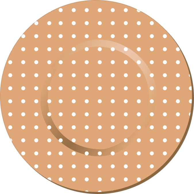 Round Band Aid Bandage Sticker