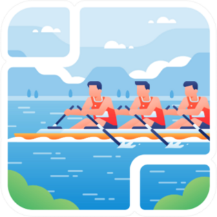 Rowing Car Stickers & Decals – Customizable Vinyl Stickers