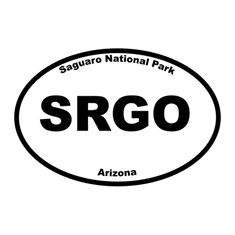 Saguaro National Park Oval Sticker