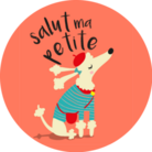 Salute Poodle French Sticker