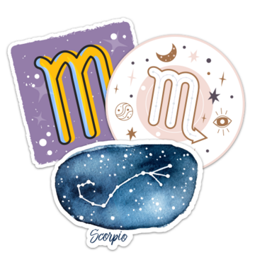 Scorpio Zodiac & Astrology Stickers & Car Decals