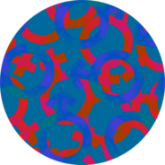 Seamless Watercolor Pattern Of Gender Symbols Sticker