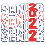 Senior 2022 Lettering Illustration Sticker