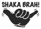 Shaka Hand Gesture Icon Shaka Brah Sticker