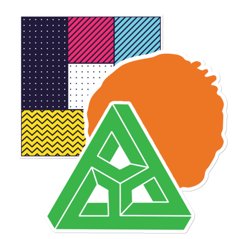 Abstract Shape Stickers for Modern, Artsy Looks
