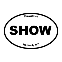 Showdown Oval Sticker