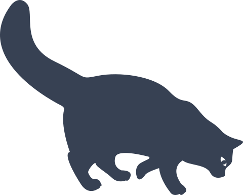 Silly Curious Cat Sticker - Fast Shipping & No Minimums