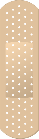 Order Your Simple Band Aid Bandage Sticker Today - Free Shipping!