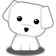 Simple Maltese Sticker