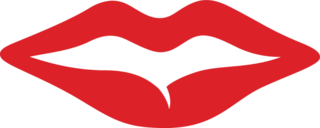 Simple Mouth Lips Sticker